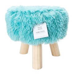Furry Stool 10.43in x 10.24in Five Below | let go & have fun