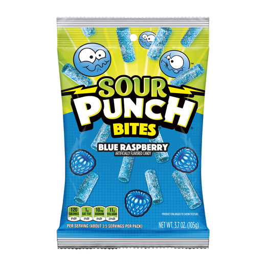 Sour Punch® Bites® Candy 3.7oz - Blue Raspberry | Five Below | let go ...
